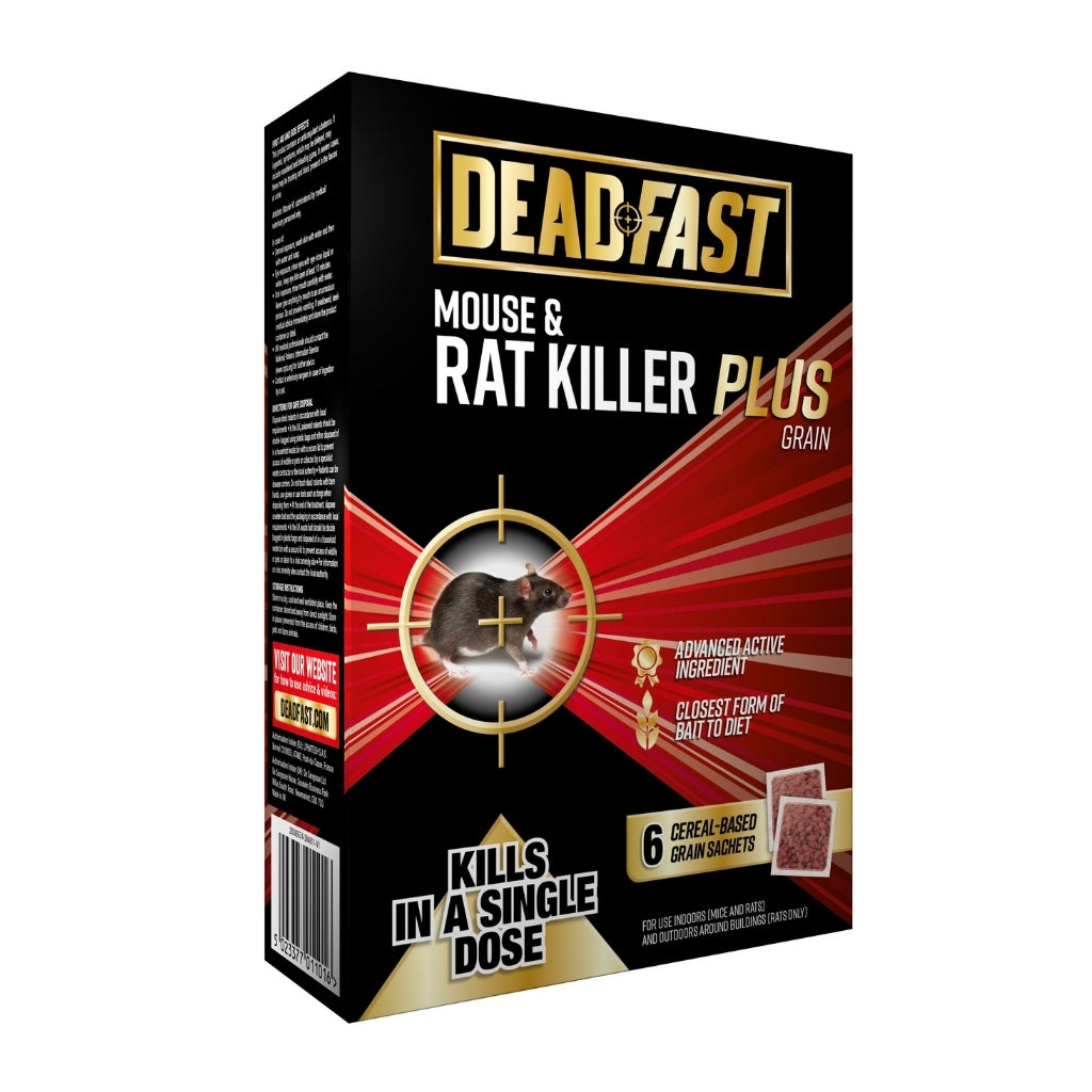 Deadfast Mouse & Rat Killer Plus Grain – Grasmere Garden Centre